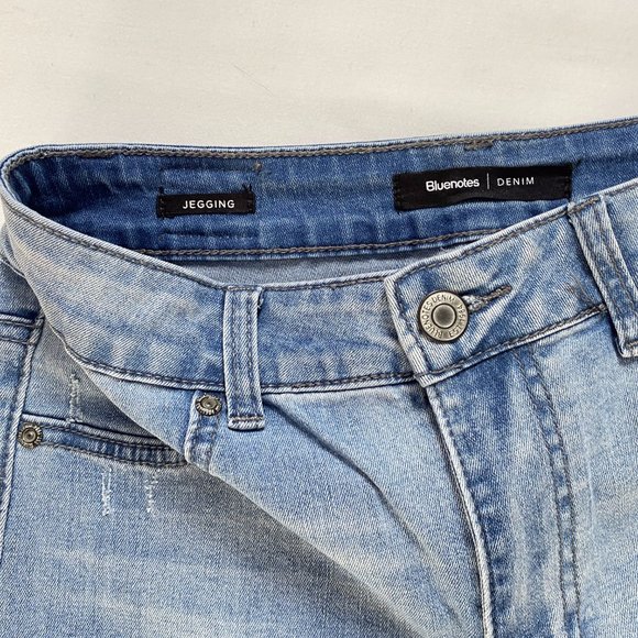 Bluenotes | Pants & Jumpsuits | Bluenotes Blue Distressed Skinny Jeans ...